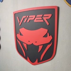 Viper Wall Decor, Viper Snake Wood Sign, Viper Snake Motor Vehicle Wall ...