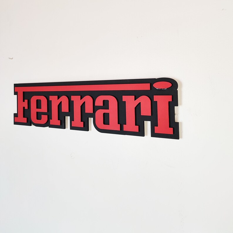 Ferrari Wall Decor Ferrari Wooden Sign Ferrari Motor - Etsy