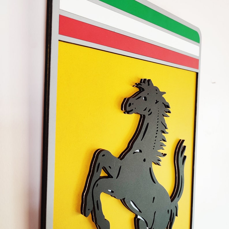 Ferrari Wall Decor Ferrari Wood Sign Ferrari Motor Vehicle - Etsy
