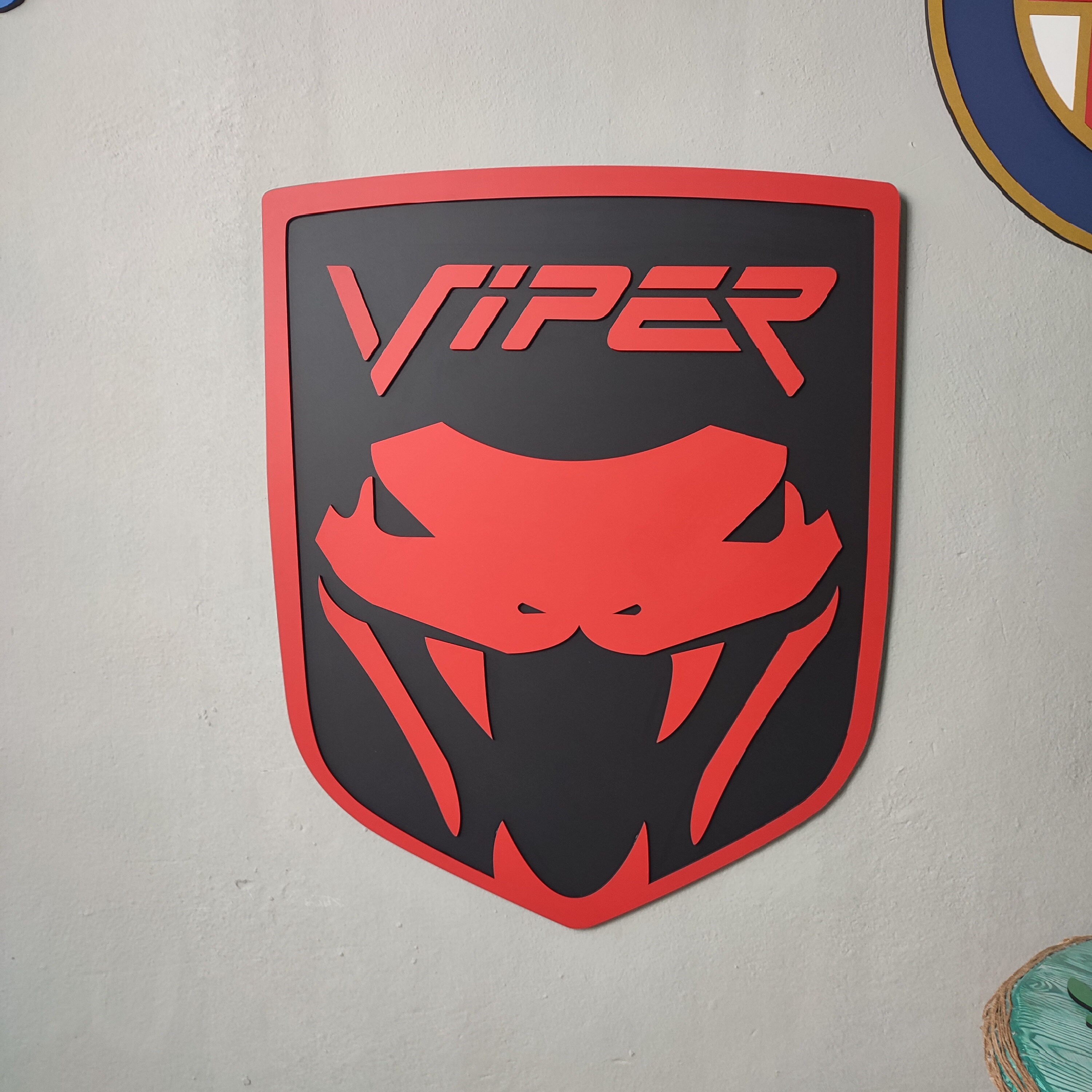 Viper Wall Decor Viper Snake Wood Sign Viper Snake Motor - Etsy