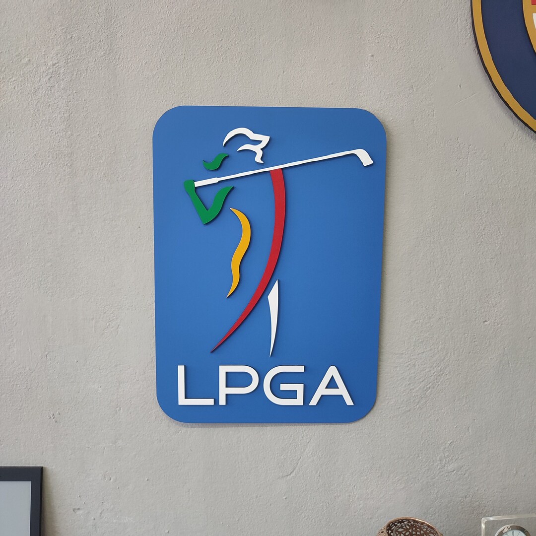 3D LPGA TOUR Sign Art Golf Games. LPGA Golf Games Course, Golf Wall Art ...