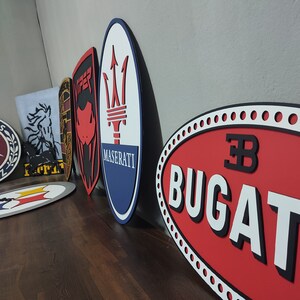Bugatti Wall Decor, Bugatti Wood Sign, Bugatti Motor Vehicle Wall ...