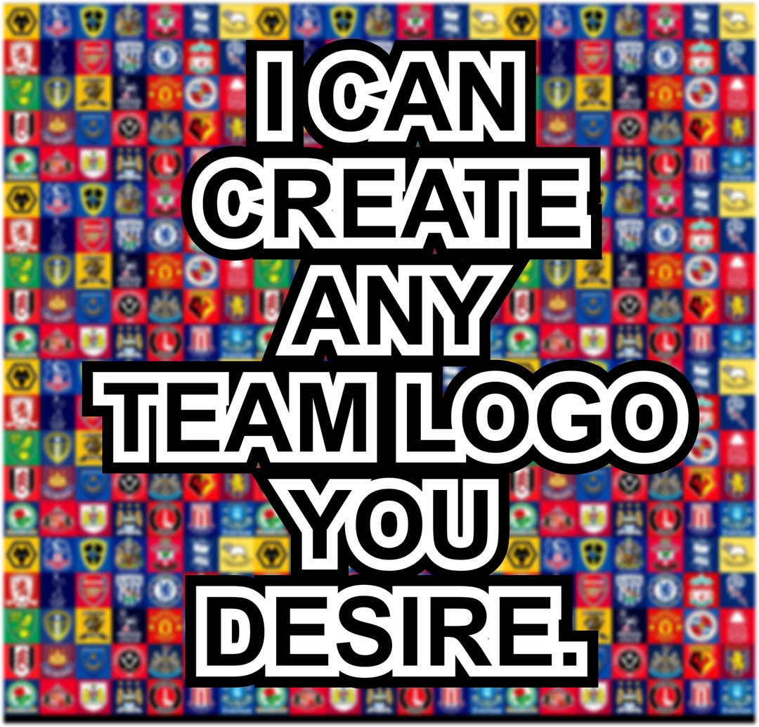 I Can Create Any Team Logo You Desire. Team Logo Wall Decor, Team Logo ...