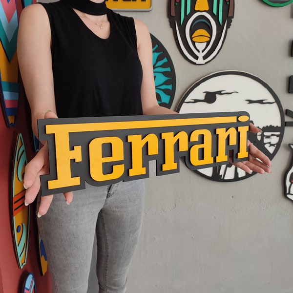 Ferrari Sign - Etsy