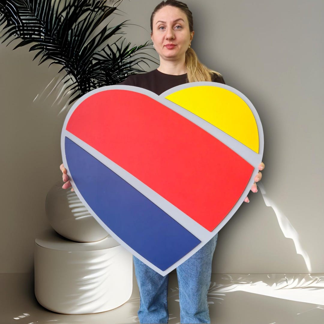 Southwest Airlines Logo Wooden Wall Art | Aviation Wall Decor | Airline ...