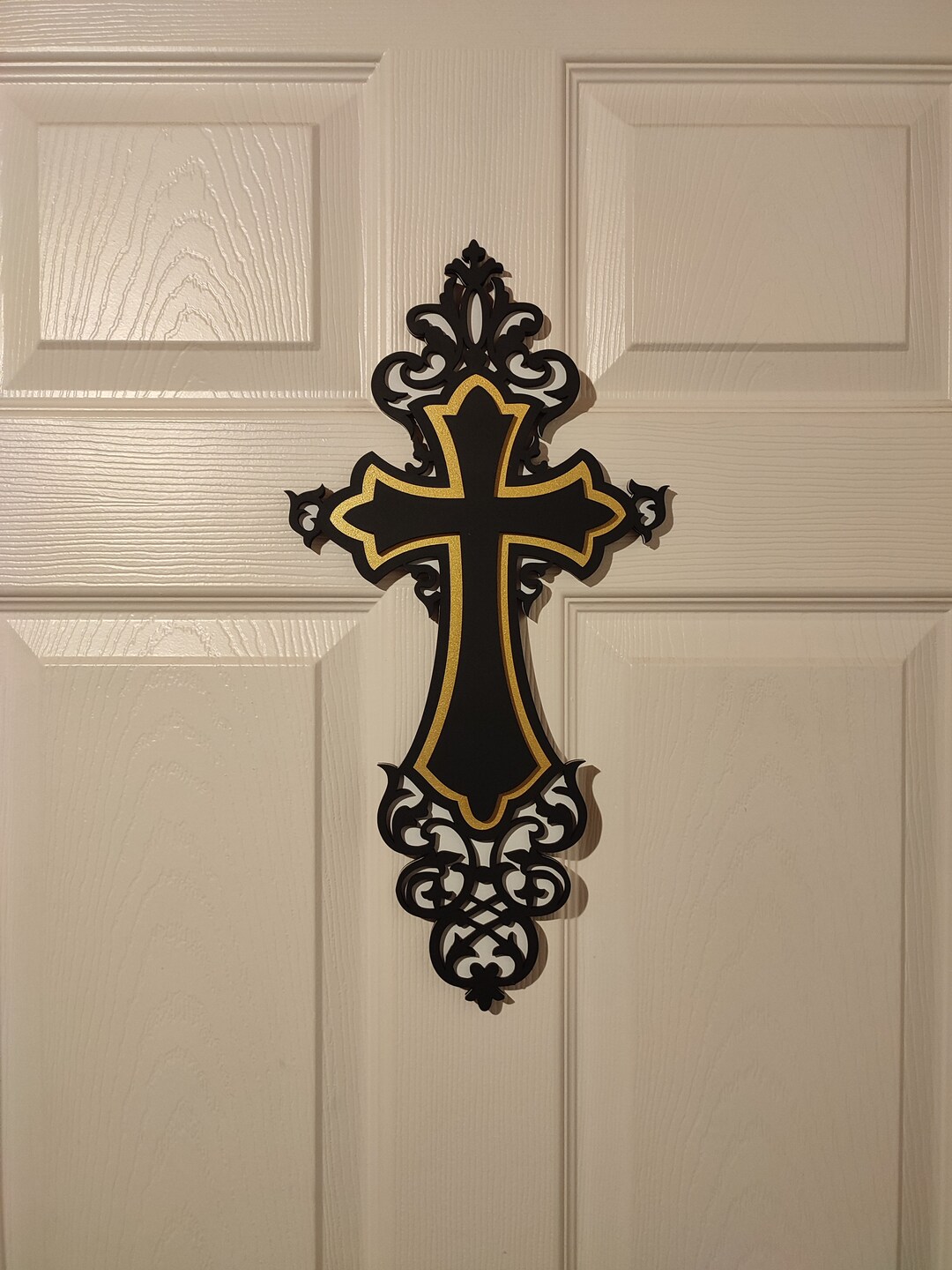 3 Layers Wooden Cross Sign, Cross Wall Decor, Wood Cross for Wall, Wood ...