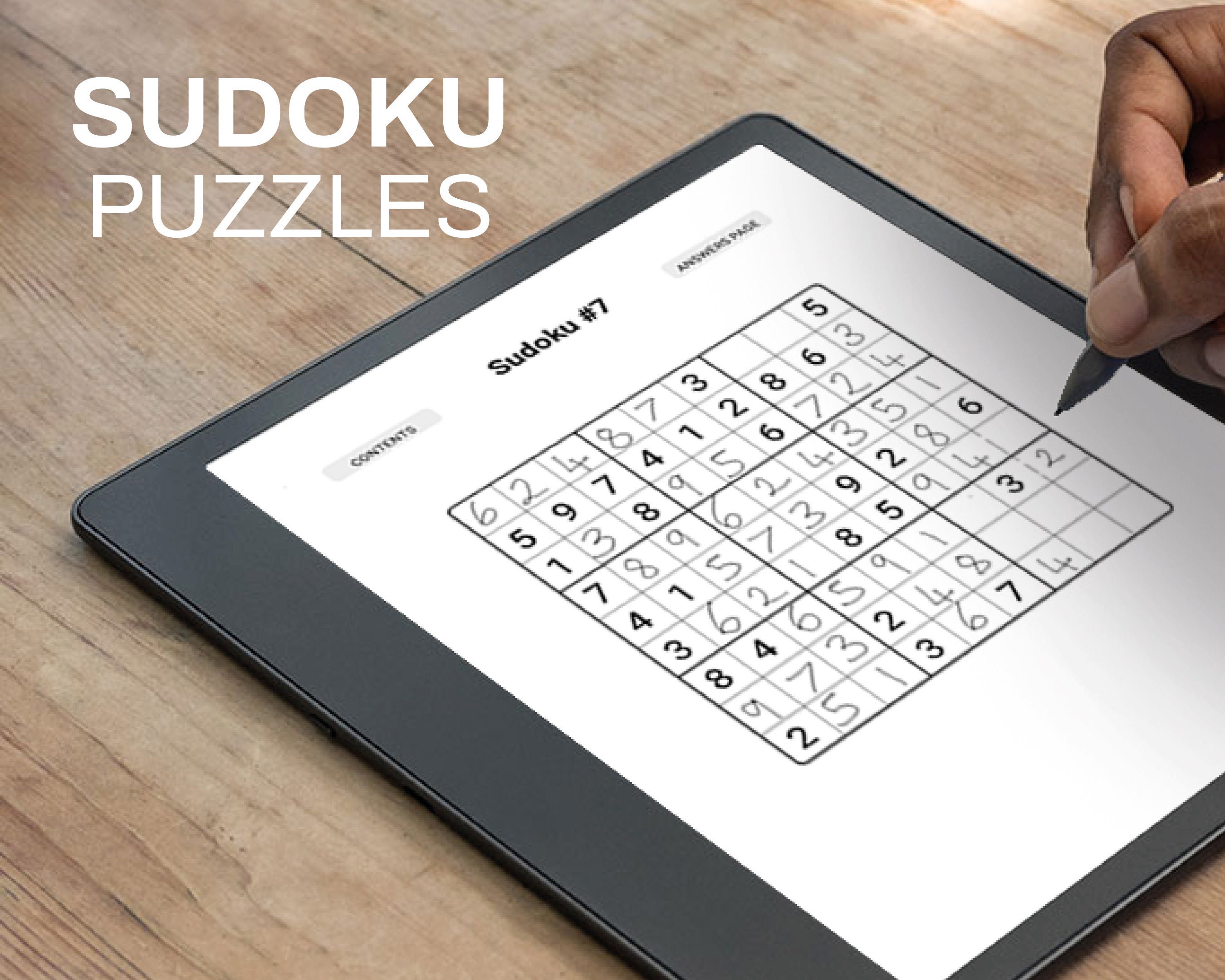 Kindle Scribe Sudoku Volume 1 | Games and Puzzles | PDF Template With ...