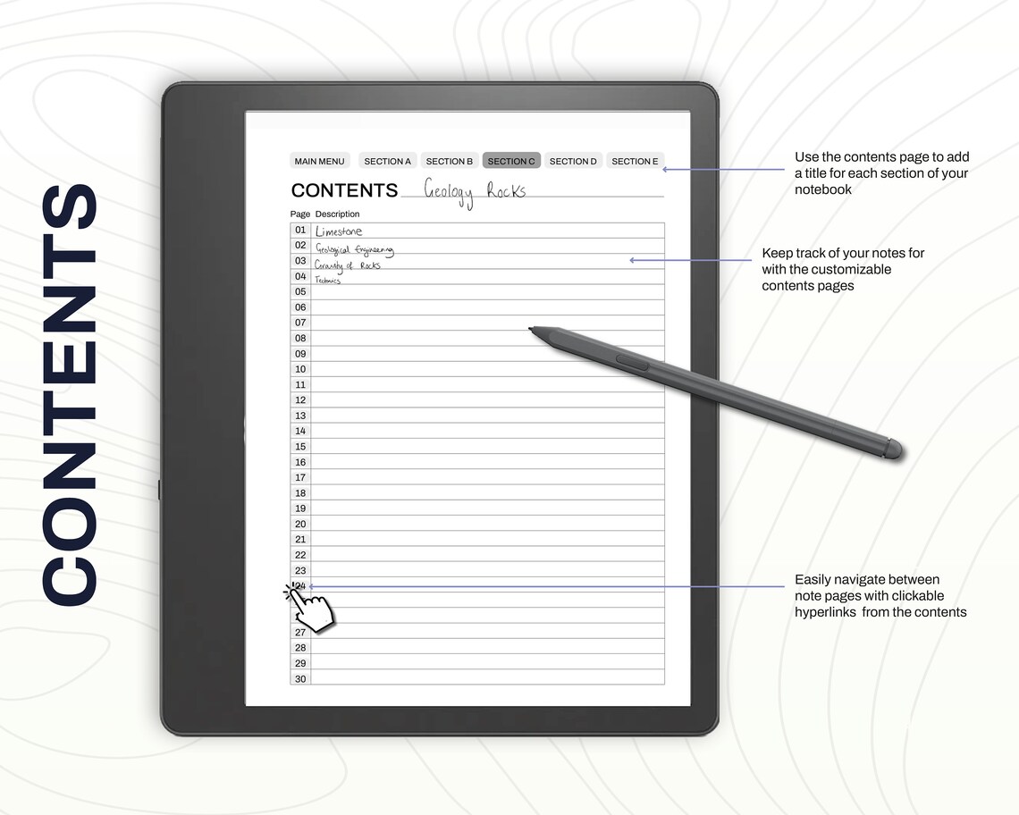 Kindle Scribe Notebook | Template | Journal | Notepad | Wide, Narrow ...
