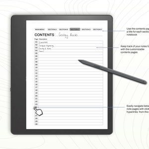 Kindle Scribe Notebook | Template | Journal | Notepad | Wide, Narrow ...
