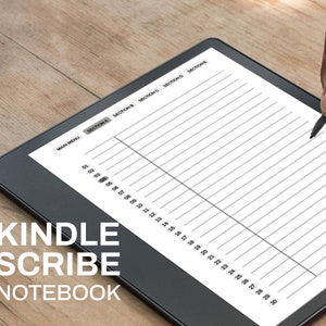 Kindle Scribe Notebook | Template | Journal | Notepad | Wide, Narrow ...