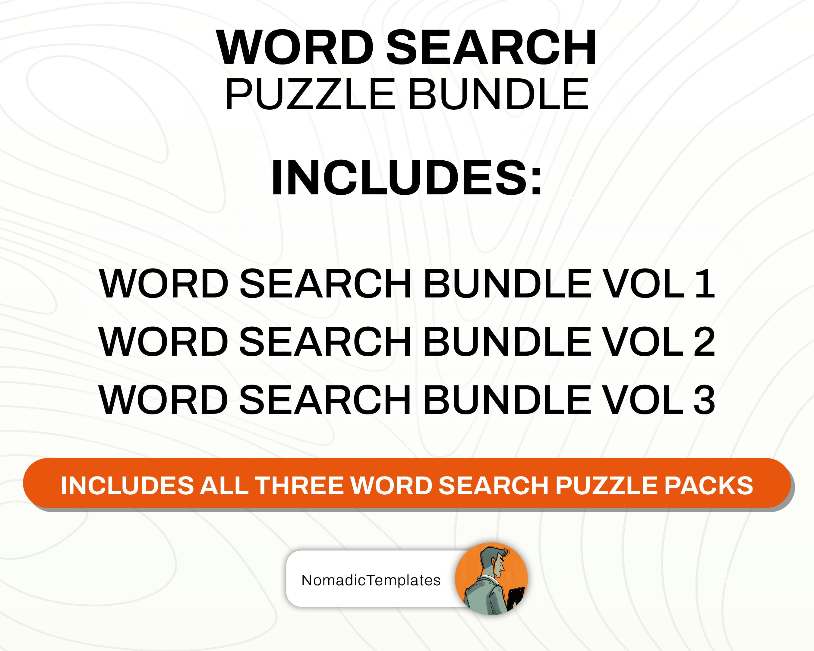 MEGA Kindle Scribe Word Search Bundle Volume 1-3 | Games and Puzzles ...