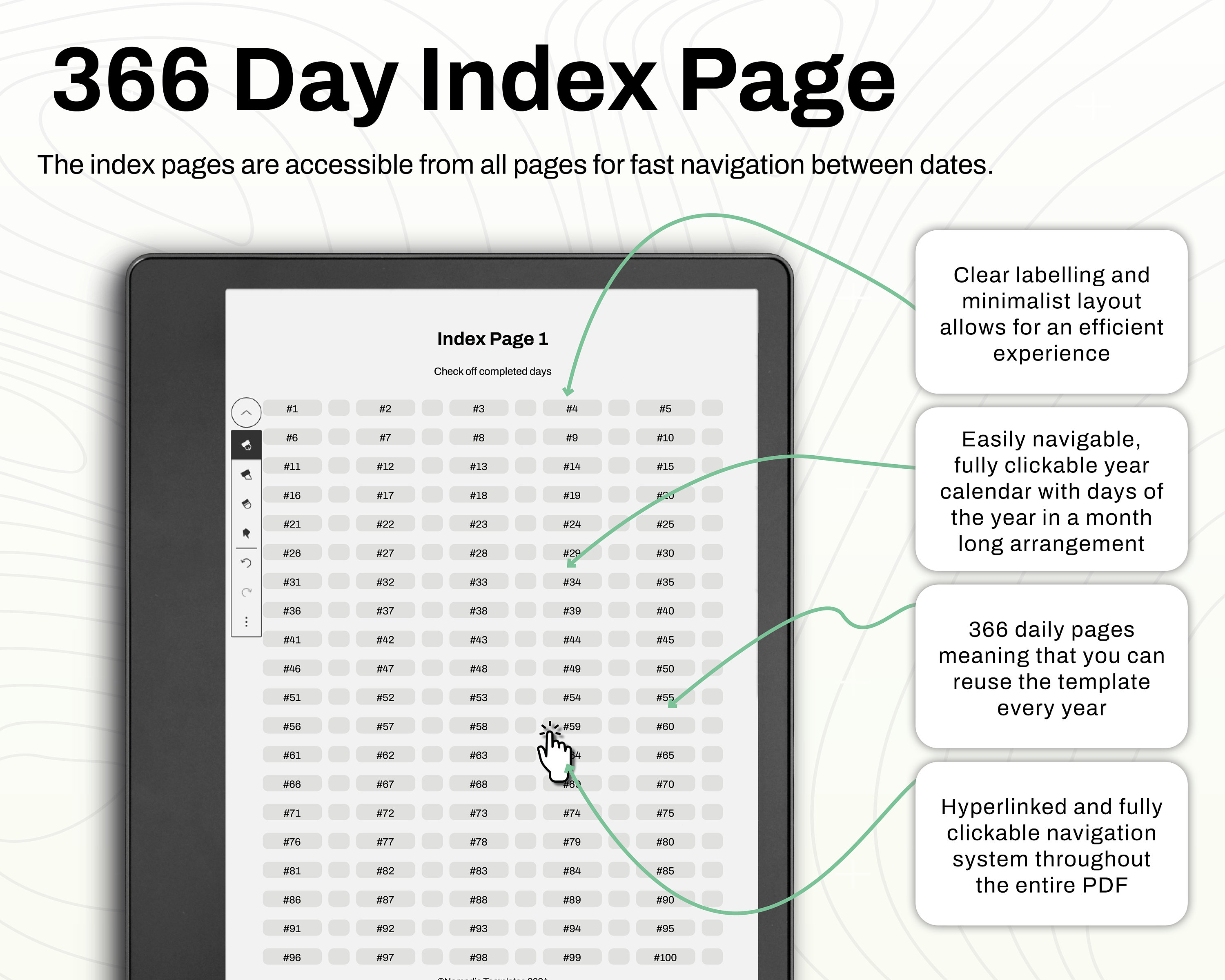Kindle Scribe Daily To-do List Organizer Planner | 1 Year | 365 Days ...