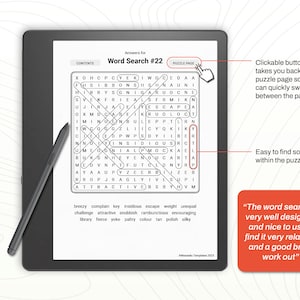 Kindle Scribe Word Search Bundle Volume 1 | Games and Puzzles ...