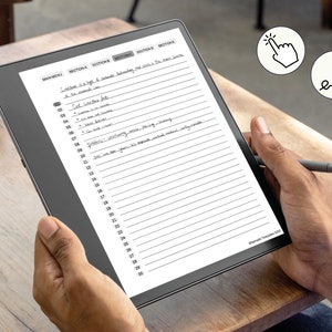 Kindle Scribe Notebook | Template | Journal | Notepad | Wide, Narrow ...