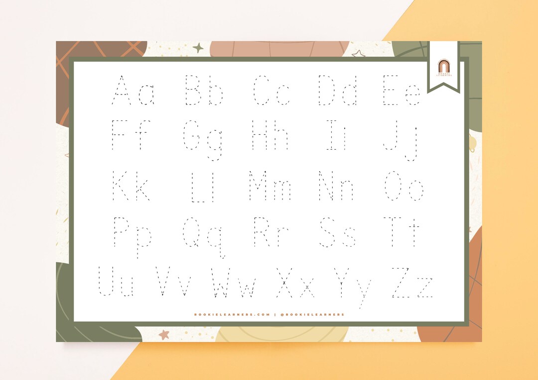 Printable Alphabet and Number Learning Writing Mat - Etsy
