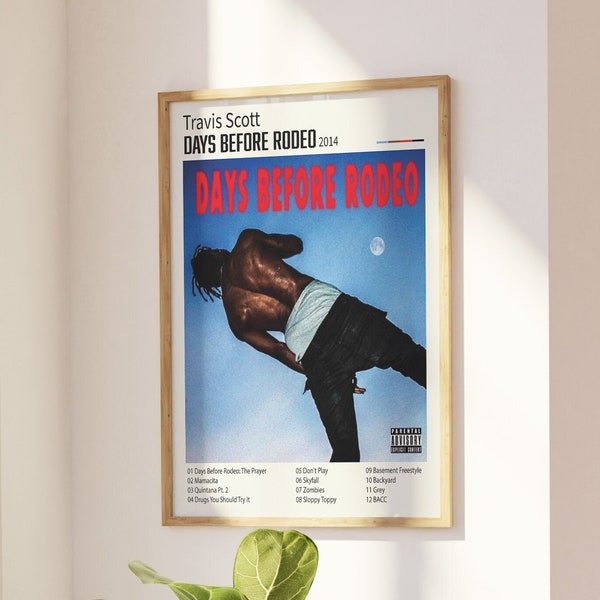 Days Before Rodeo Album Poster - Etsy