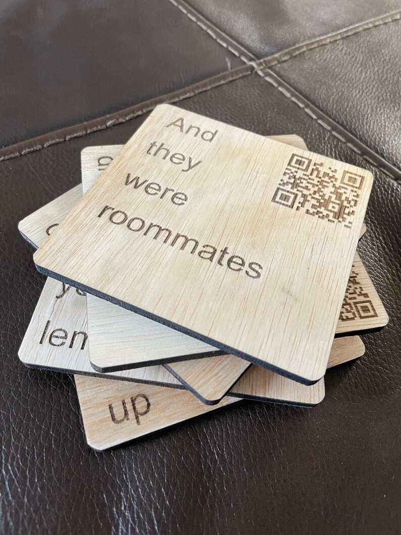 QR Code Meme Coasters - Etsy