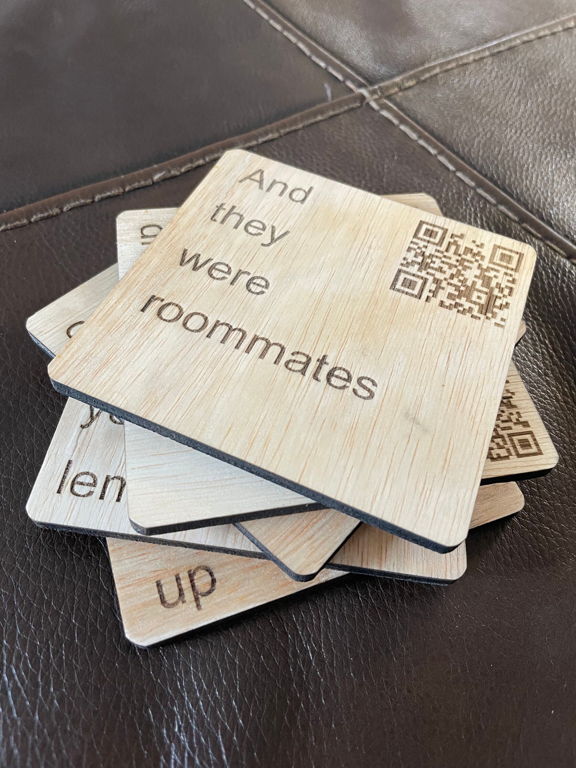 QR Code Meme Coasters - Etsy