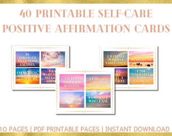 Funny Affirmation Cards Printable, Positivity Cards for Daily ...