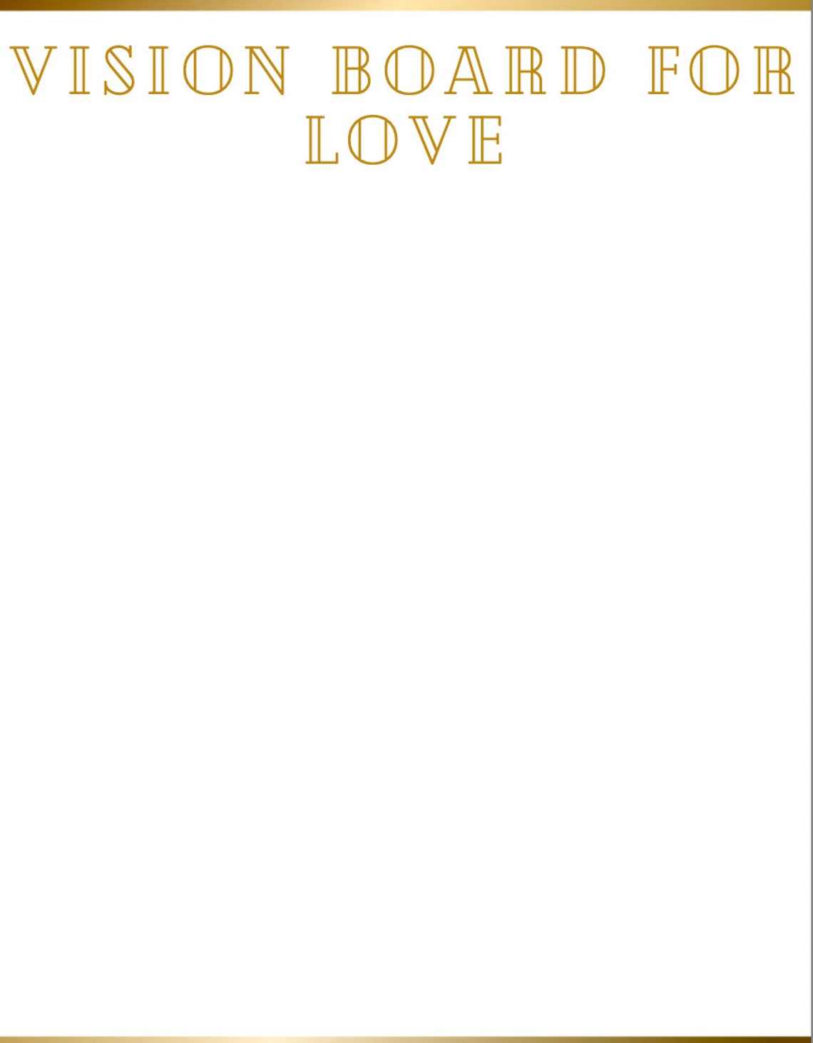 Printable Digital Vision Board for 2024, Vision Board Template, Vision ...