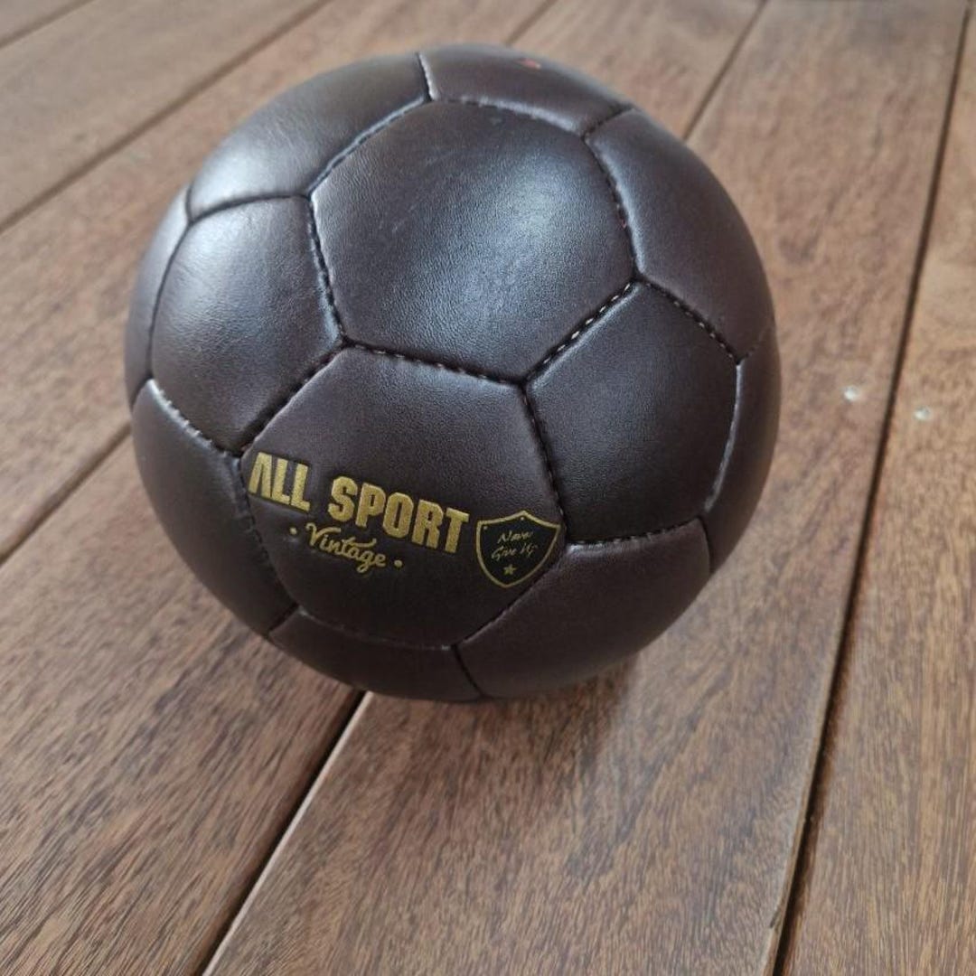 ALL SPORT VINTAGE - Vintage Leather Handball. Hand Sewn. French Brand ...
