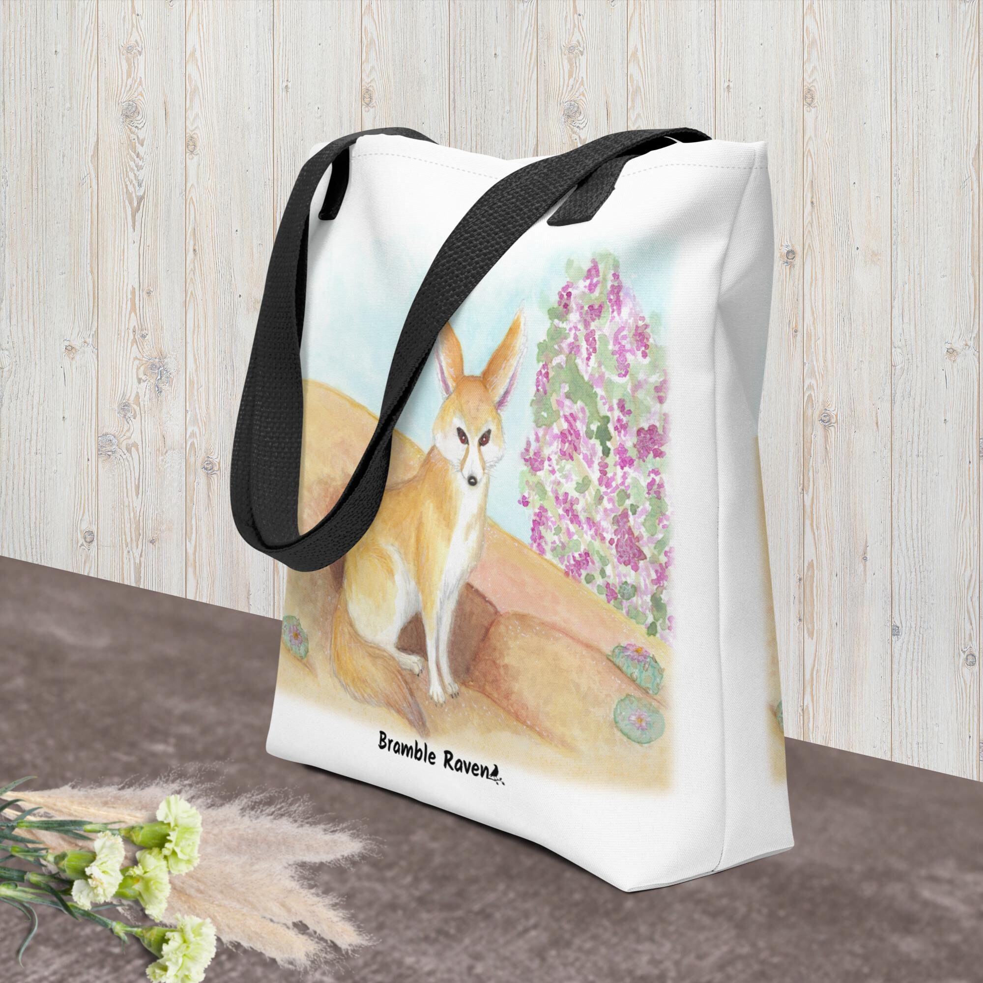 Fennec Fox Tote Bag Watercolor Fennec Fox Handbag Fennec Fox - Etsy