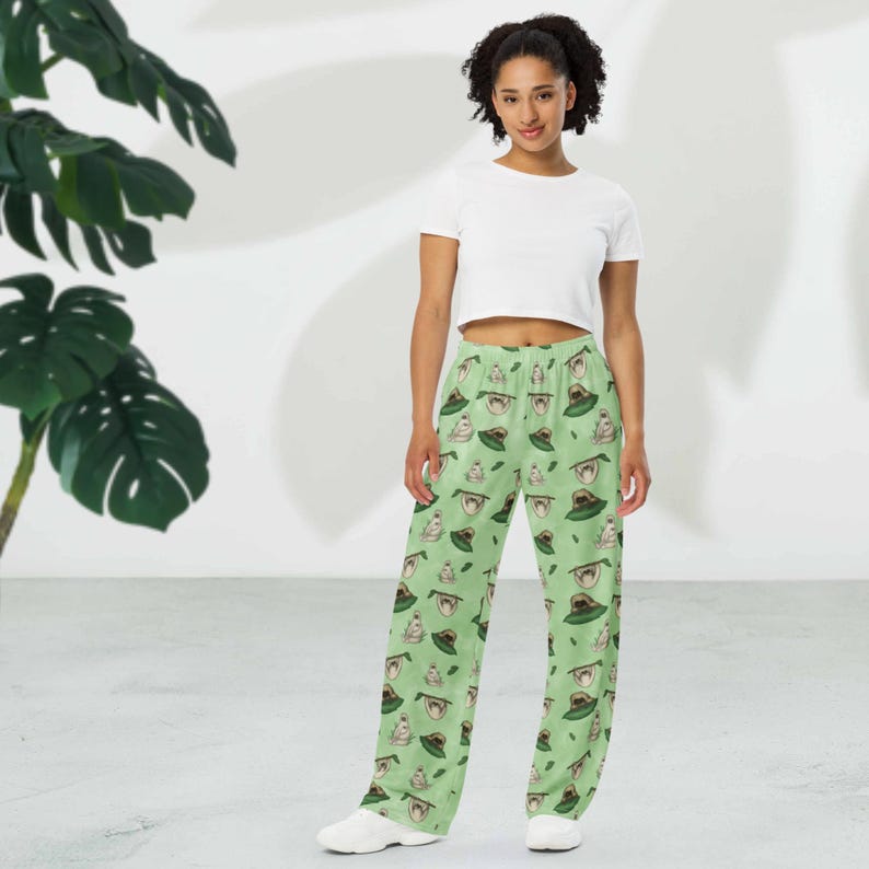 Adult Unisex Sloth Pajama Pants - Etsy