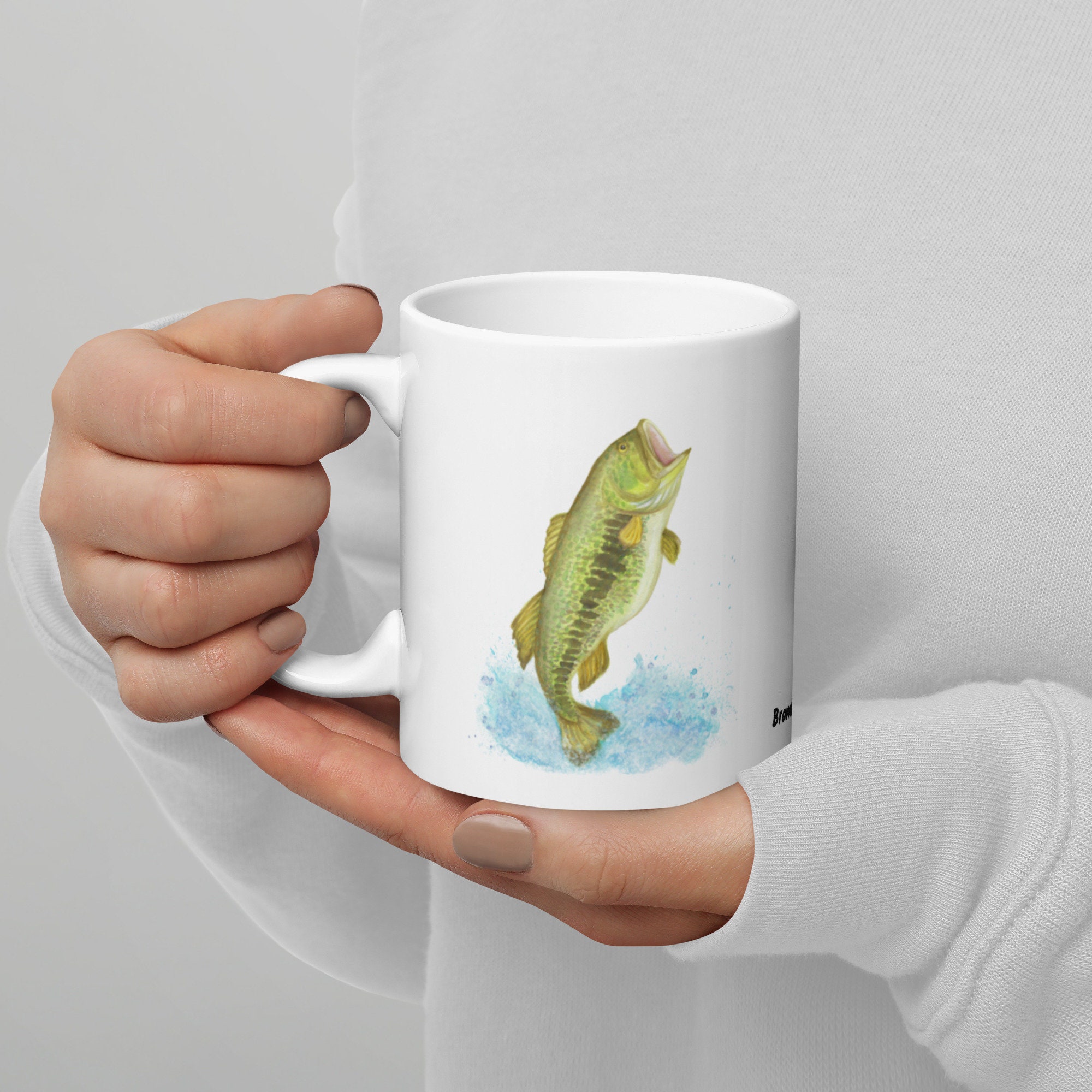 Largemouth Bass Fish Ceramic Mug - Etsy