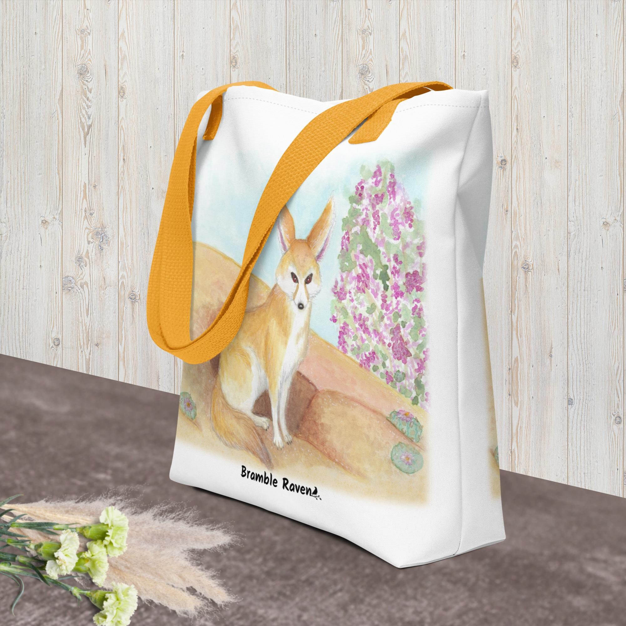 Fennec Fox Tote Bag Watercolor Fennec Fox Handbag Fennec Fox - Etsy