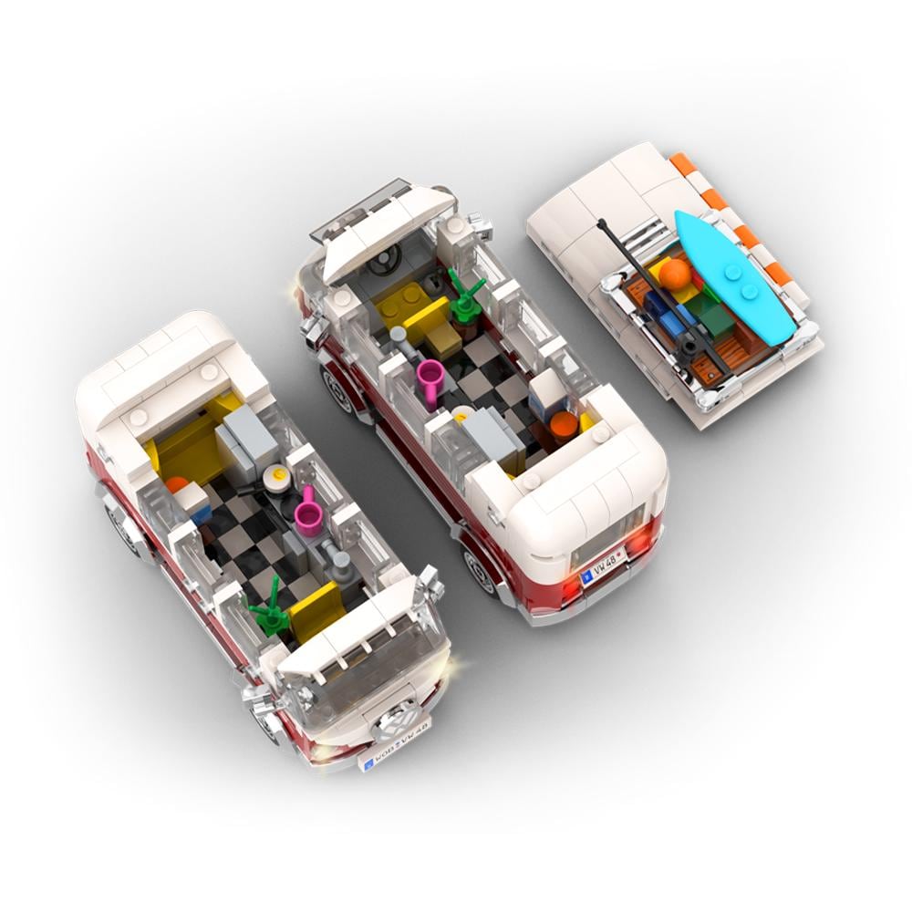 VW T1 | Camper - Building Instructions for Building Blocks (10222) - Etsy
