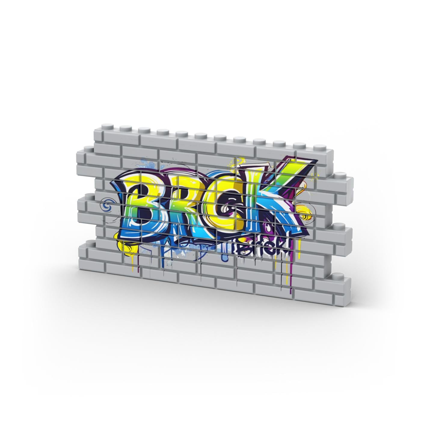 BRCK Graffiti Wall - Original LEGO® Bricks - Etsy