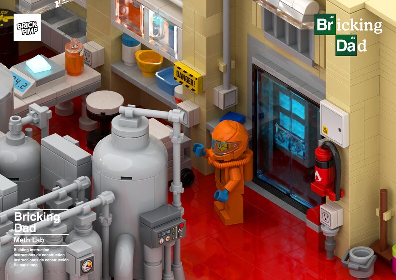 BREAKING BAD Meth Lab Building Instruction for Building Blocks - Etsy