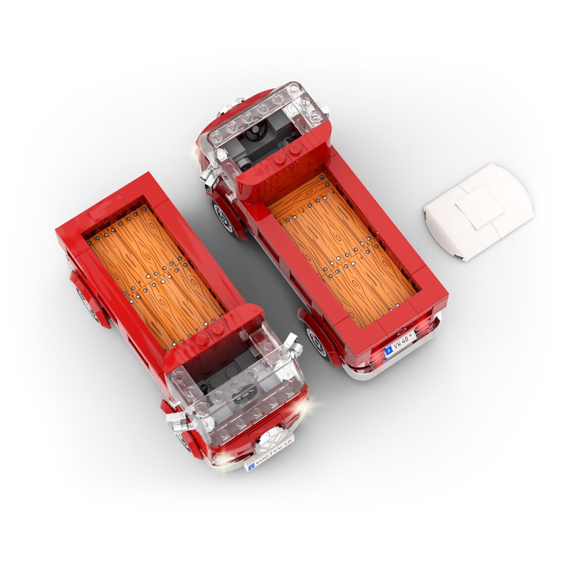 VW T1 Flatbed Building Instructions for Building Blocks 10220 - Etsy