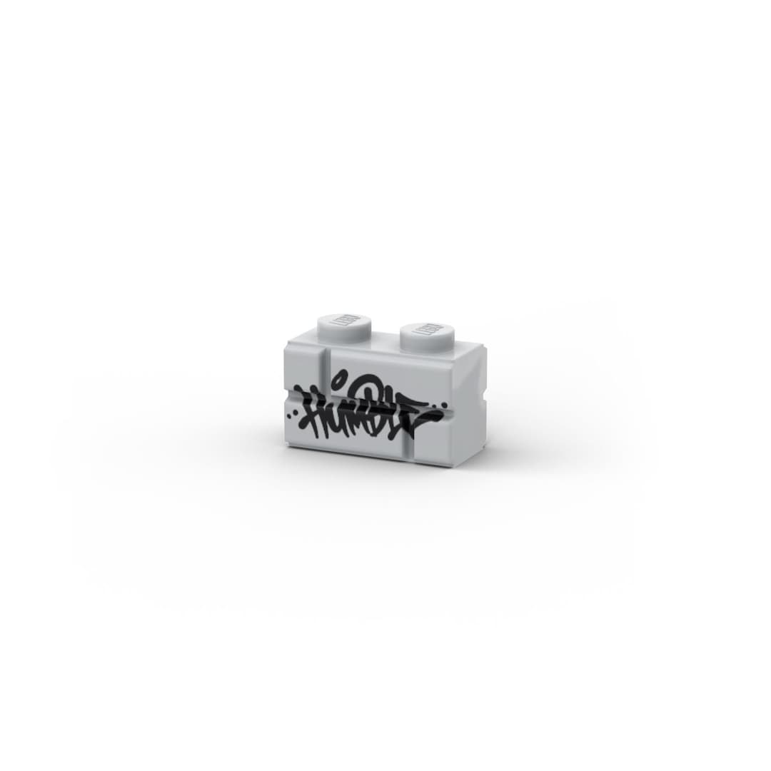 HUMBLE Graffiti Tag - Original LEGO® Brick - Etsy