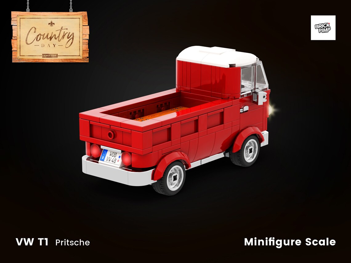 VW T1 Pritsche Building Instruction for Building Blocks - Etsy