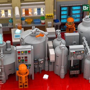 BREAKING BAD Meth Lab Building Instruction for Building Blocks - Etsy