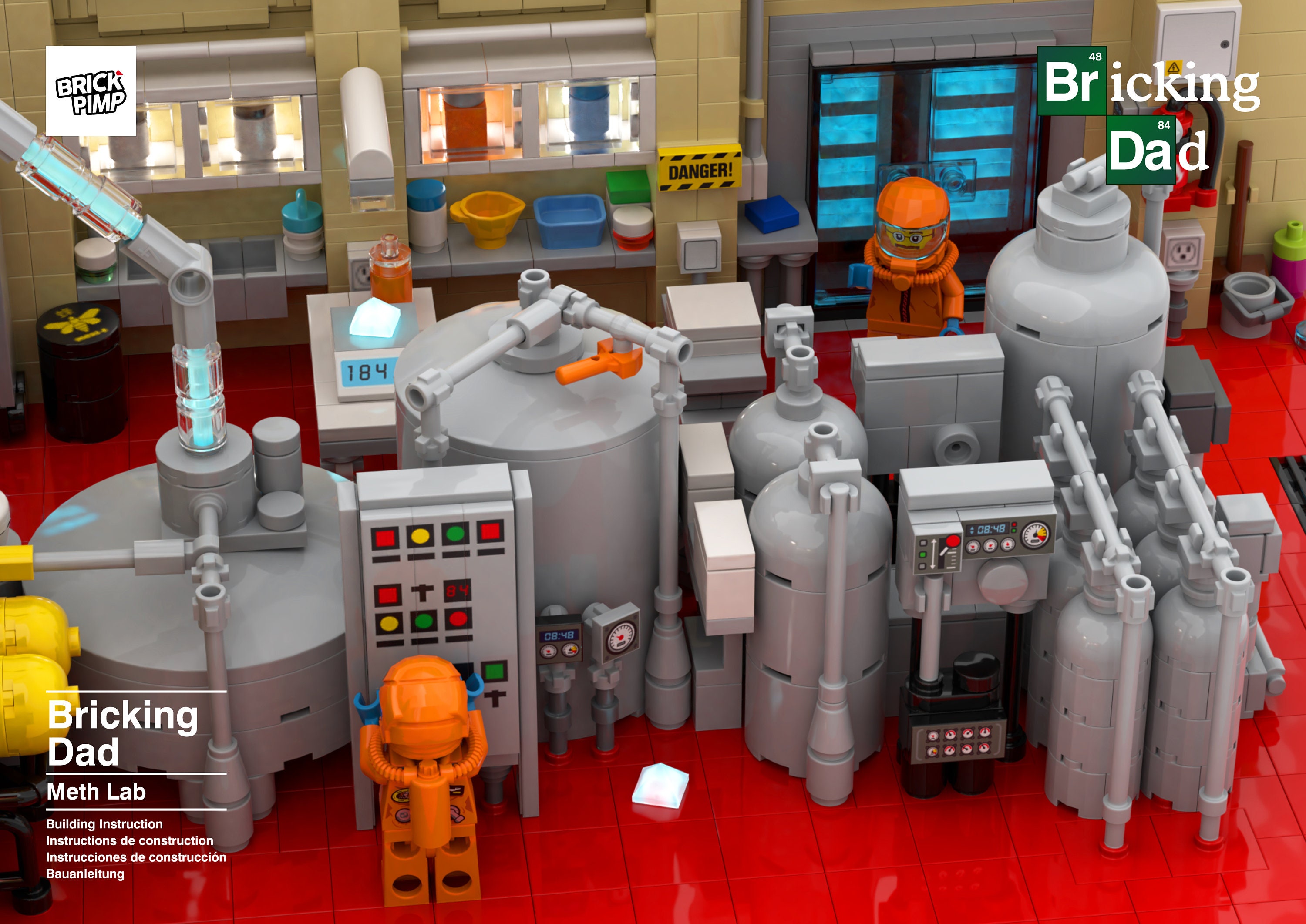 BREAKING BAD Meth Lab Building Instruction for Building Blocks - Etsy