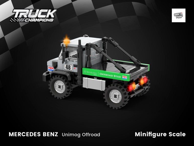 MERCEDES BENZ UNIMOG Offroad Truck Building Instruction for Building ...