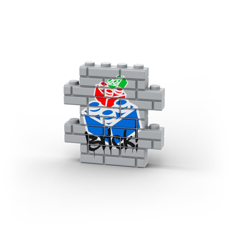Bricks Graffiti Wall - Original LEGO® Bricks - Etsy