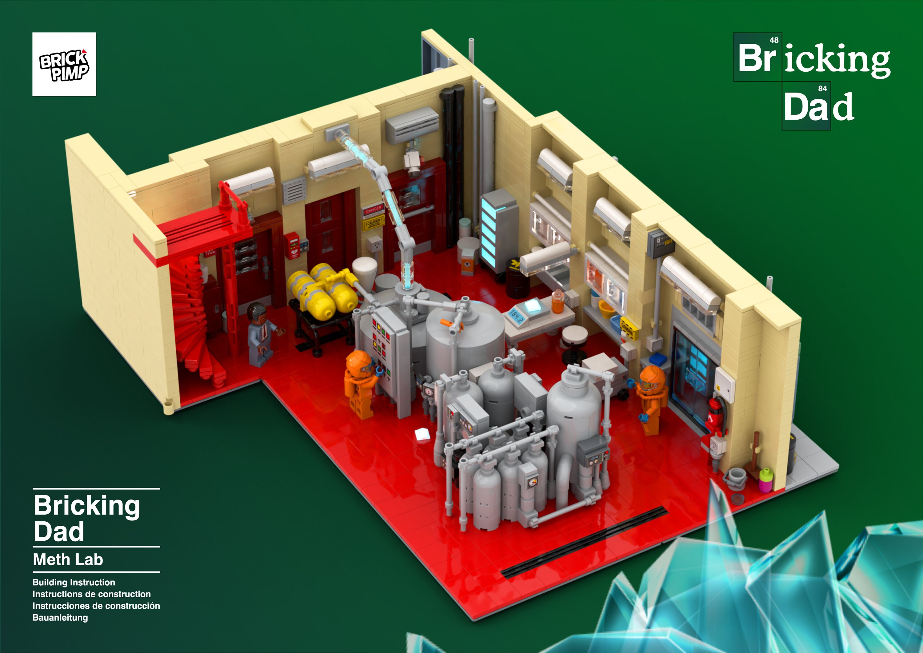 BREAKING BAD Meth Lab Building Instruction for Building Blocks - Etsy