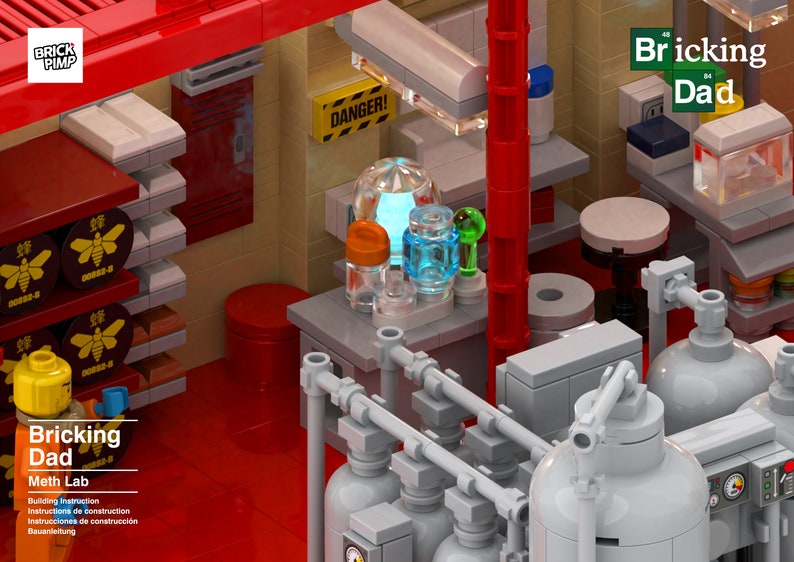 BREAKING BAD Meth Lab Building Instruction for Building Blocks - Etsy