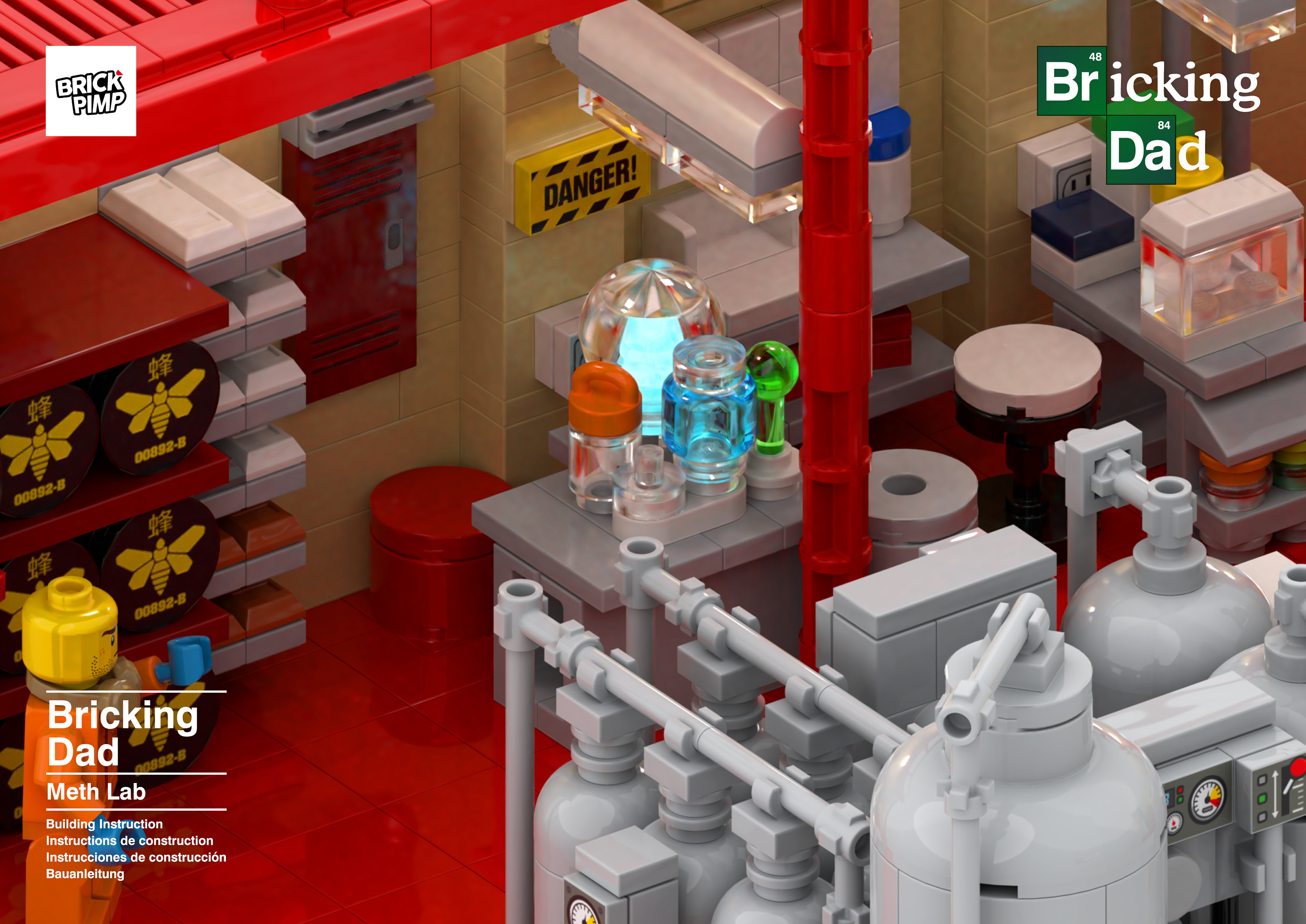 BREAKING BAD Meth Lab Building Instruction for Building Blocks - Etsy