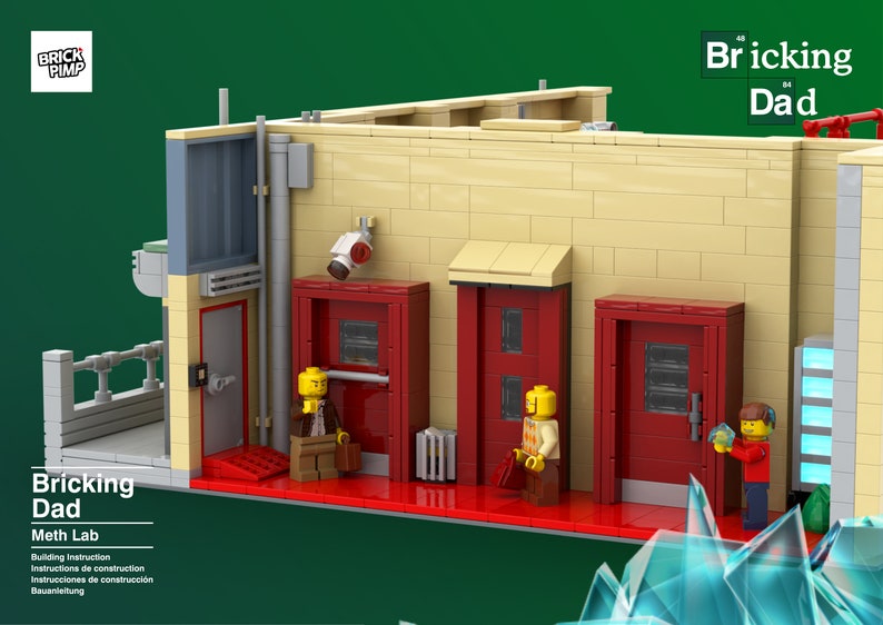 BREAKING BAD Meth Lab Building Instruction for Building Blocks - Etsy