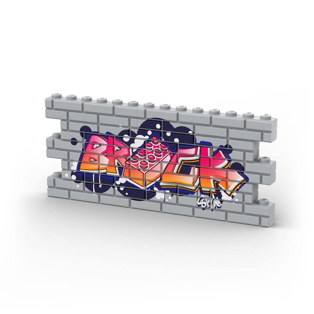 BRICK Graffiti Wall - Original LEGO® Bricks - Etsy