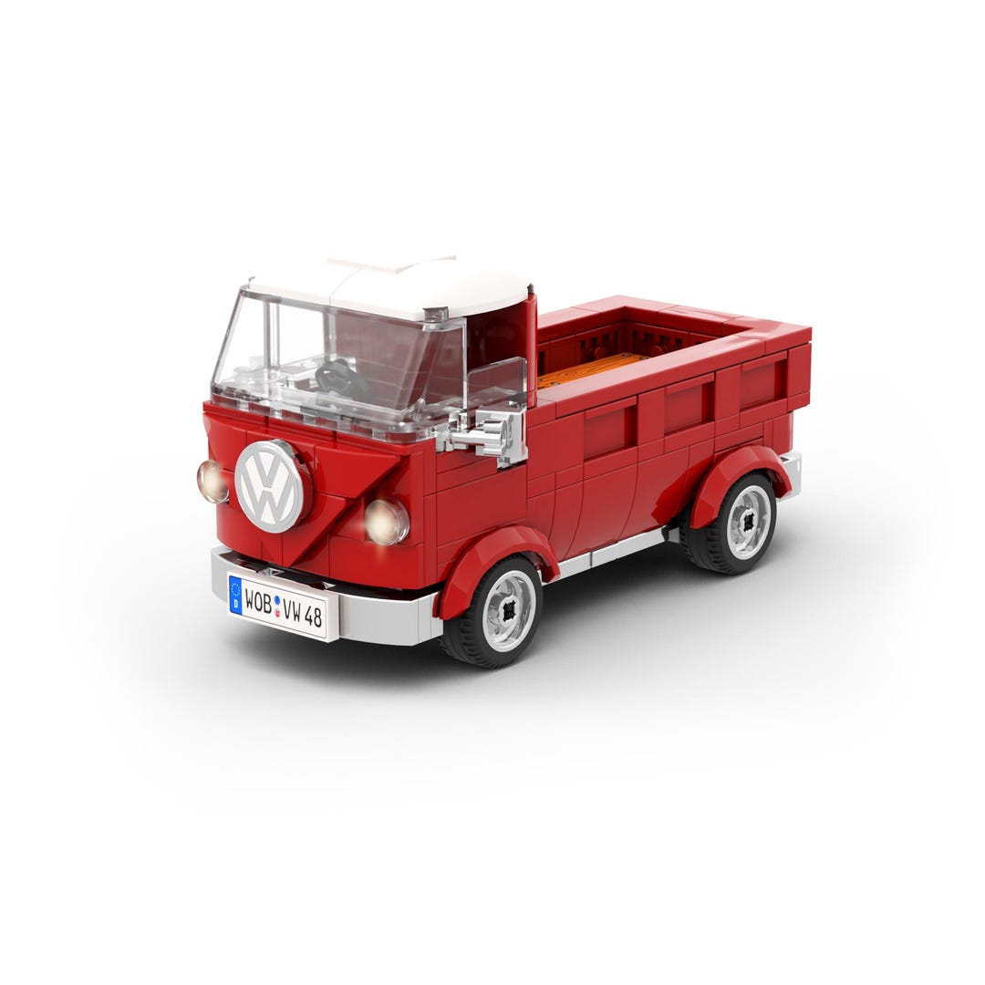 VW T1 Flatbed Building Instructions for Building Blocks 10220 - Etsy