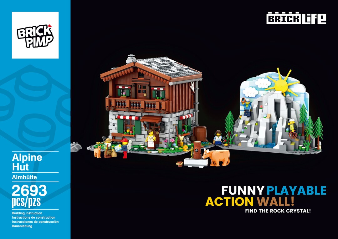 Alpine Hat Almhütte Building Instruction for Building Blocks - Etsy