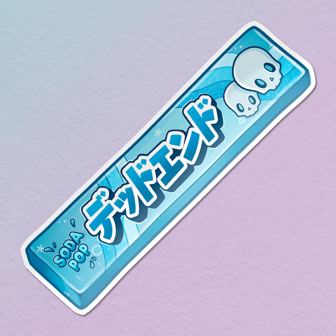 JUMBO Vinyl Waterproof Anime Big Chew Japanese Candy Hi-chew Inspired ...