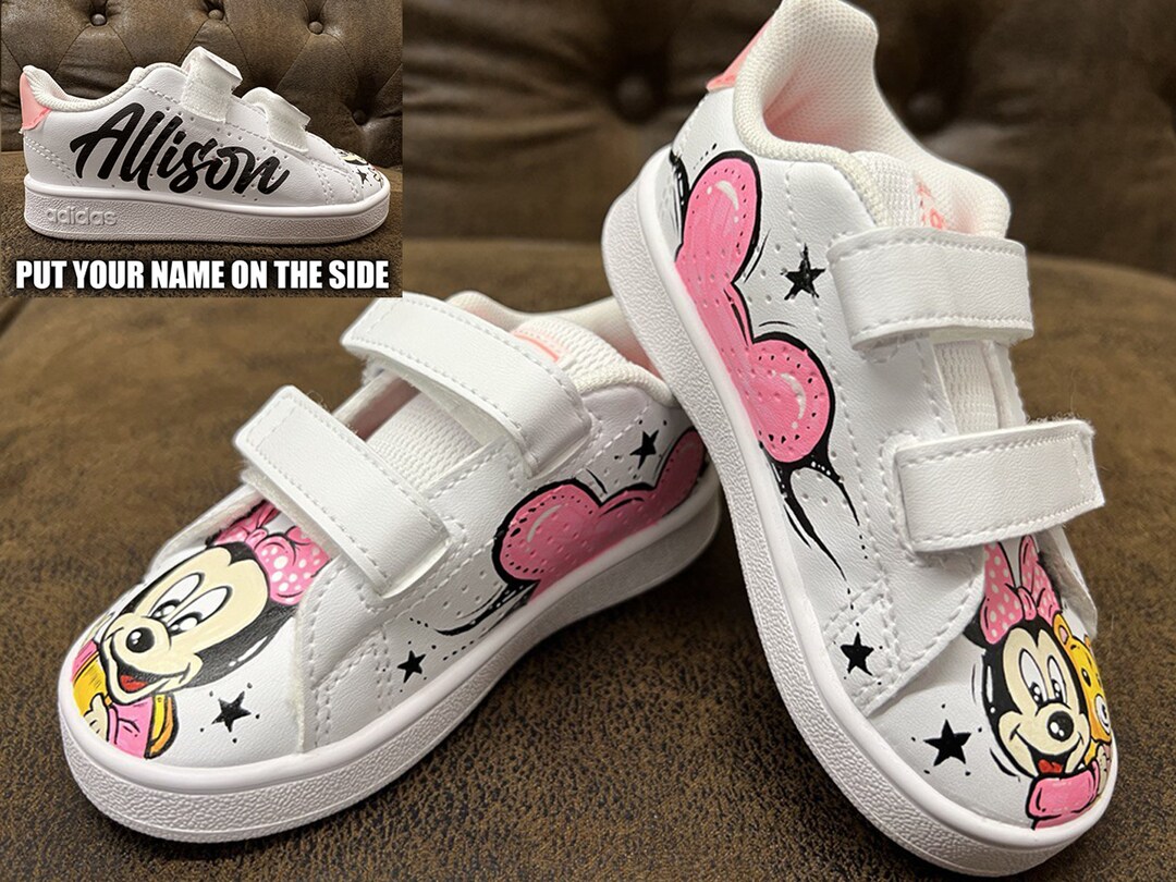 Custom Cartoon Baby Sneakers Airbrushed Hand Painted Size Us 6 Eur 22 ...