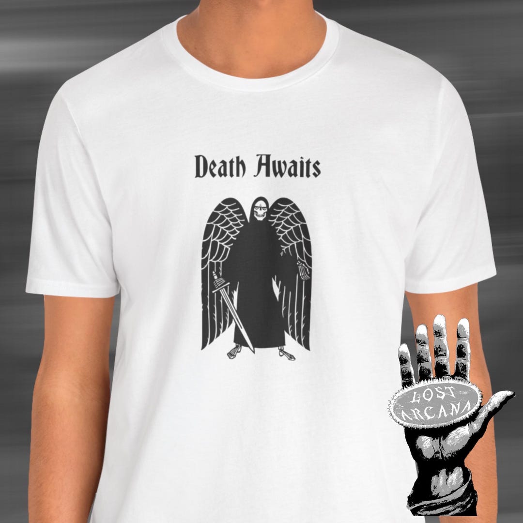 Grim Reaper, Skeleton, Gothic, Weirdcore, Unisex Streetwear T-shirt - Etsy
