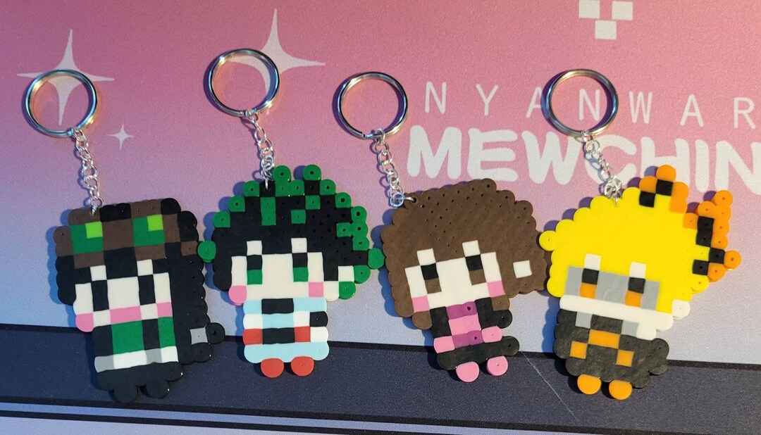 My Hero Keychains - Etsy